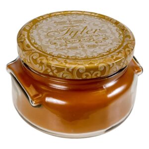 tyler glass jar candle - 22 oz long burning scented candle – pumpkin spice fragrance (22oz) (fruit, 22 oz.)