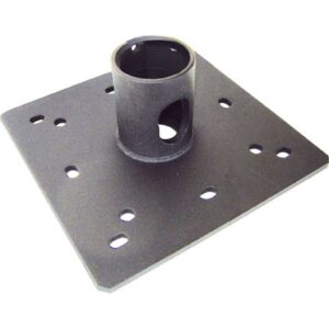 video mount products cp1pt 1.5" pipe ceiling plate with cable pass through