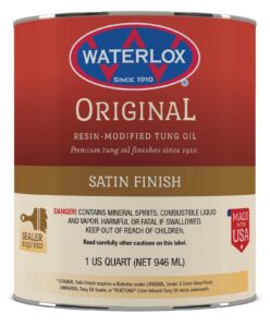 waterlox tb 6044 original satin finish, quart, 32 fluid ounces