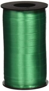 berwick 3/8-inch wide by 250 yard spool super curl crimped splendorette curling ribbon, emerald