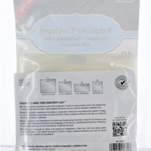 Scrapbook Adhesives Keepsake Envelopes 10/Pkg-4 Small, 3 Medium, 2 Large & 1 Jumbo