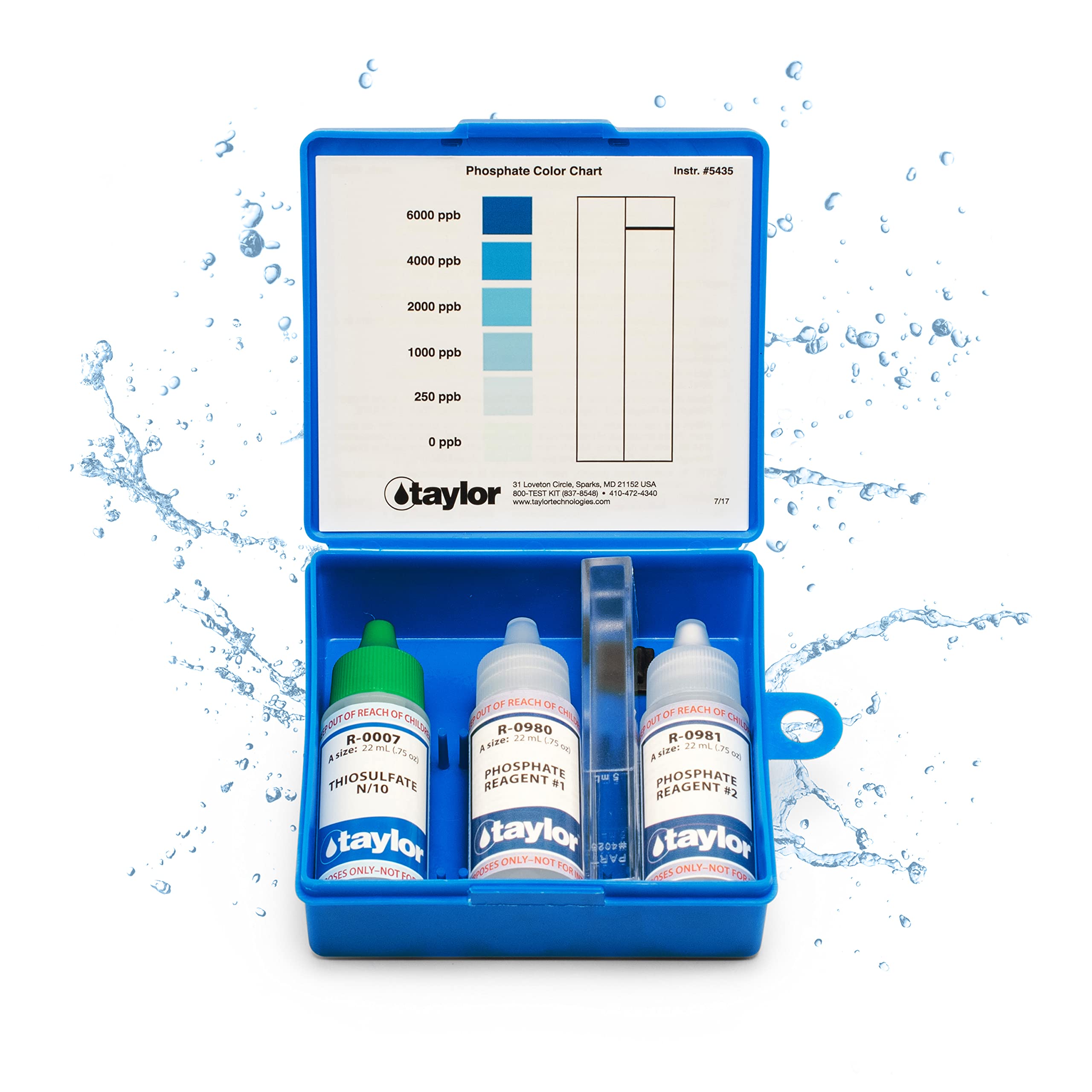 TAYLOR TECHNOLOGIES INC K-1106 TEST KIT PHOSPHATE