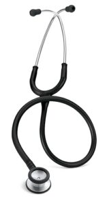 3m littmann stethoscope, classic ii pediatric, black tube, stainless steel chestpiece, 28 inch, 2113