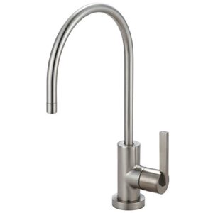 kingston brass ks8198ctl continental water filtration faucet, brushed nickel