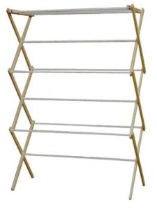 madison mill 42.5 in. h x 29.5 in. w x 14 in. d wood clothes drying rack