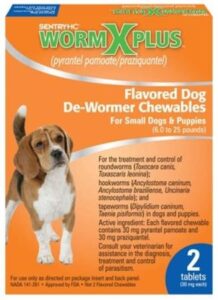 sergeants pet care prod 17603 de-wormer, for small dogs, 2-ct. pet grooming/remedies