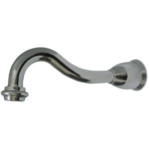 wall mount tub spout trim finish: chrome