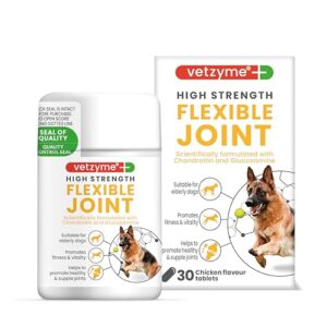 vetzyme high strength flexible joint tablets 30