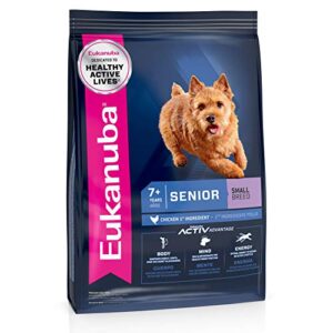 eukanuba senior small breed dry dog food, 5 lb