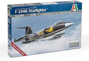 italeri 1: 72 f-104g starfighter model plane kit 1296s