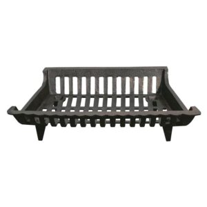 panacea 18 inch cast iron fireplace grate for fireplace log carriers and holders, home improvement, and hearth essentials, black