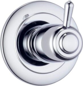 delta faucet 3-setting shower handle diverter trim kit, diverter valve trim kit chrome, 3 way shower diverter, delta diverter trim, chrome t11800 (valve not included) , 2.75 x 4.50 x 2.75 inches