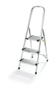 polder ldr-3500rm ultralight 3-step stool, 52.5" tall, 24.5" top step, aluminum