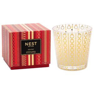 nest fragrances 3-wick candle- holiday , 21.2 oz