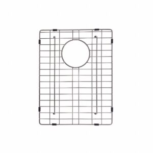 kraus kbg-203-33-2 stainless steel bottom grid for khf203-33 right (small) bowl 33” farmhouse kitchen sink, 11 1/4” x 15 3/4” x 1 3/8”