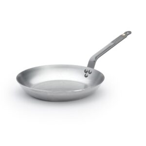 de buyer mineral b carbon steel fry pan - 9.5” - ideal for searing, sauteing & reheating - naturally nonstick - made in france