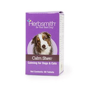 herbsmith calm shen herbal blend for dogs & cats, 90 tablets