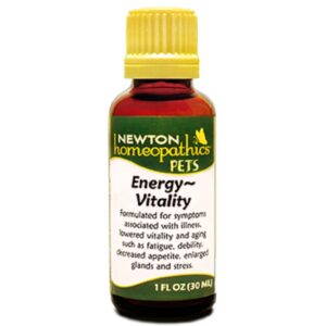 newton homeopathics energy~vitality assist for dogs and cats, 1 fl. oz.