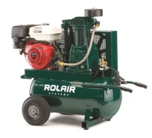 rolair 9 hp honda, 20.1 cfm@90psi, 20 gallon compressor