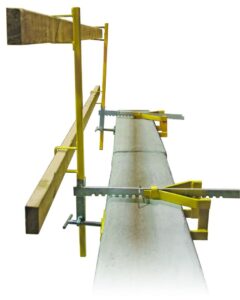 guardian fall protection 15170 parapet clamp guardrail system – durable, powder coated steel clamp for guardrails