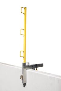 guardian fall protection 15171 parapet anchor for guardrails – galvanized steel anchor system for guardrails