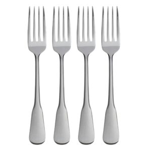 oneida flatware colonial boston dinner forks, set of 4,silver