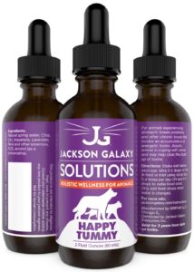 jackson galaxy: happy tummy (2 oz.) - pet solution -help with stress and discharge toxins - can aid with stomach issues (ibd, constipation, etc.) - all-natural formula - reiki energy