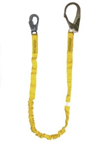 guardian fall protection 11201 is-72r 6-foot internal shock lanyard with rebar hook