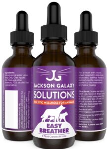 jackson galaxy: easy breather (2 oz.) - pet solution - detoxify and discharge toxins - can aid with respiratory issues (allergies, asthma,etc.) - all-natural formula - reiki energy