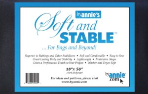 byannie's soft and stable 18"x58" black