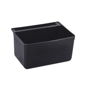 thunder group plbc0012b silverware bin, 13" x 9-1/4" x 7", one-piece design, for bus carts plbc3316 and plbc4019, plastic, black