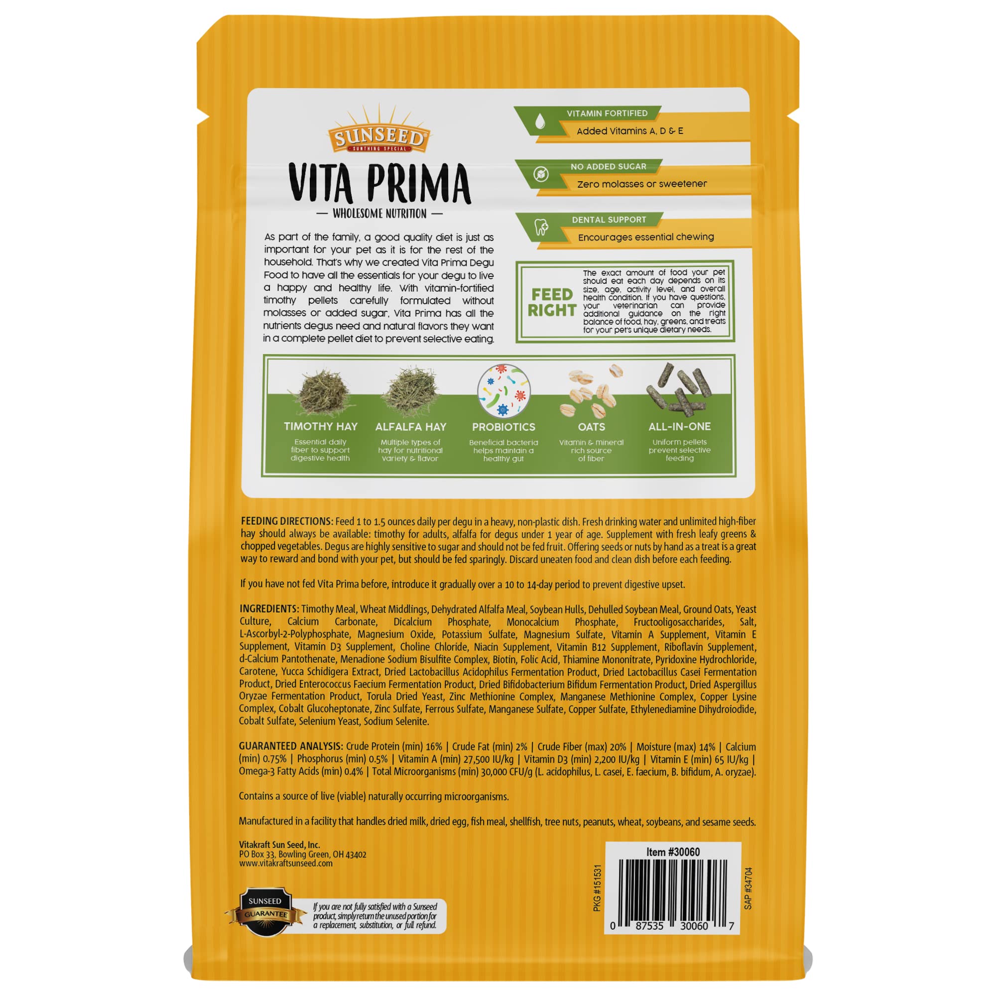 Sunseed Vita Degu Formula