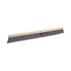 boardwalk bwk20436 3 in. flagged polypropylene bristles 36 in. brush floor brush head - gray