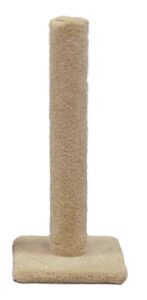 north american pet ck carpeted cat post, 10.5"l x 13.5" w x 18"h (na49000)