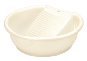 inomata 19070 white rub wash plastic laundry pail