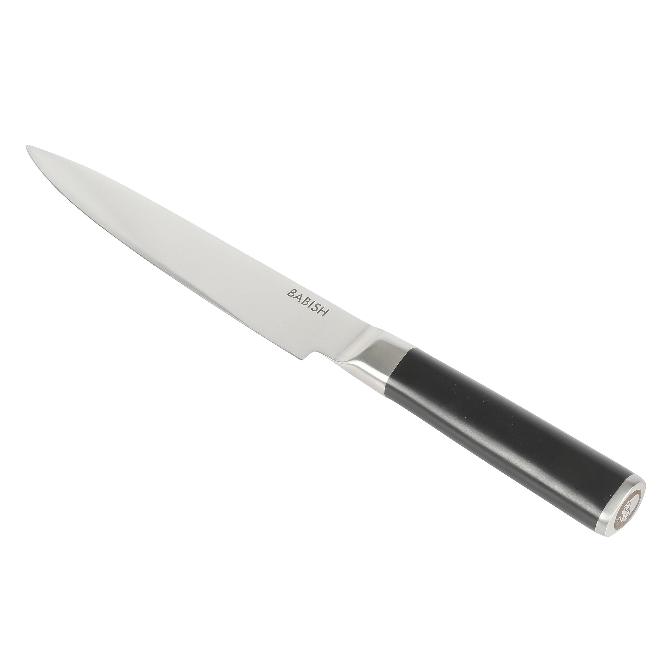 Babish High-Carbon 1.4116 German Steel 8 Inch Full Tang, Forged Carving Kitchen Knife