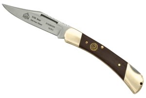 puma sgb bear jacaranda wood lockback folding pocket knife 6169600w