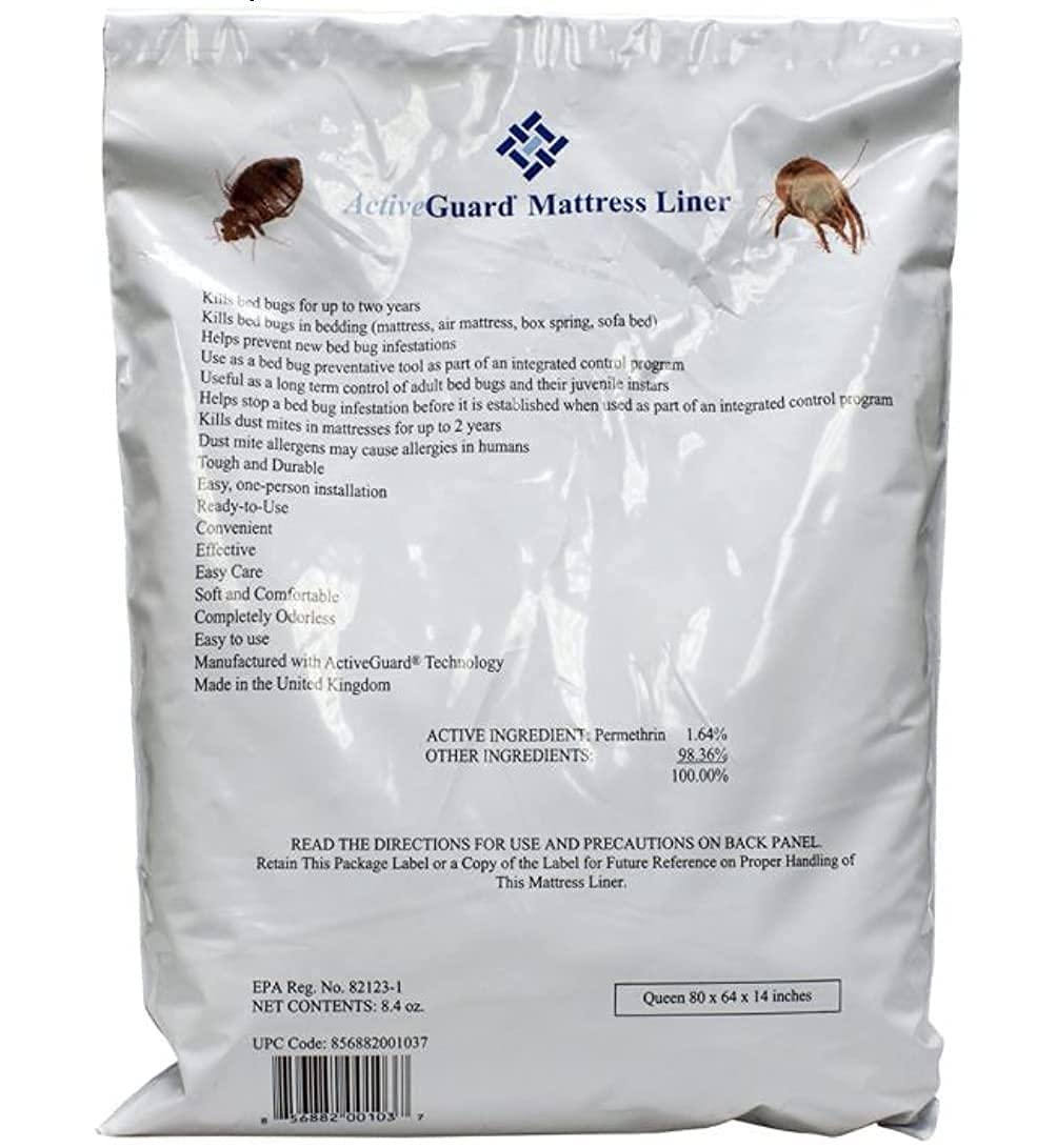 ActiveGuard Mattress Liner Bed Bug (Queen)