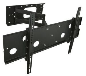 mount-it! long arm tv wall mount with 26 inch extension, swing out full motion design for corner installation, fits 40 50, 55, 60, 65, 70 inch flat screen tvs, 220 lb capacity