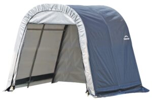 shelterlogic 77813 grey 10'x12'x8' round style shelter