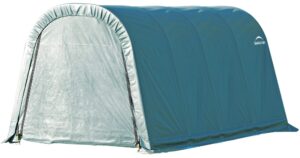 shelterlogic 76824 green 8'x16'x8' round style shelter