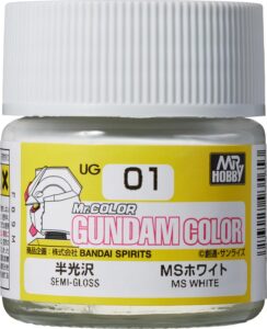 ug01 ms white 10ml bottle, gsi gundam color