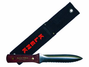 da71000 klenk tools dual duct / insulation knife - rosewood handle