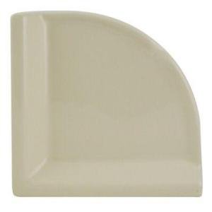 corner shower shelf wall accessory almond 8-1/4"x8-1/4"