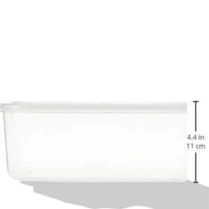 Décor Tellfresh 4L Oblong Food Container | Airtight Lid | Dishwasher Safe | 4L Capacity