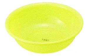 inomata japanese plastic basin tub leaf series green