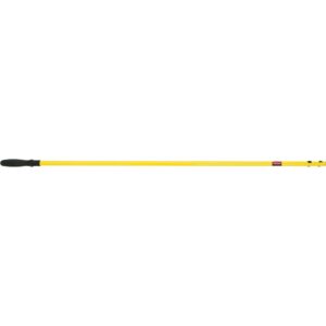 rubbermaid commercial products hygen quick-connect straight handle/stick, 58 inch, yellow, lightweight for janitorial/professional/industrial microfiber floor cleaning and mopping