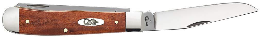 Case WR XX Pocket Knife Chestnut Smooth Bone Trapper Item #28707 - (6254 SS) - Length Closed: 4 1/8 Inches