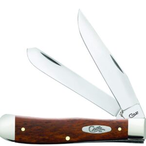 Case WR XX Pocket Knife Chestnut Smooth Bone Trapper Item #28707 - (6254 SS) - Length Closed: 4 1/8 Inches