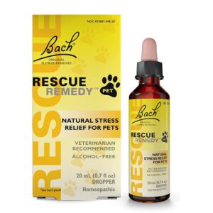 bach flower essences rescue remedy pet 20 ml (2 pack)